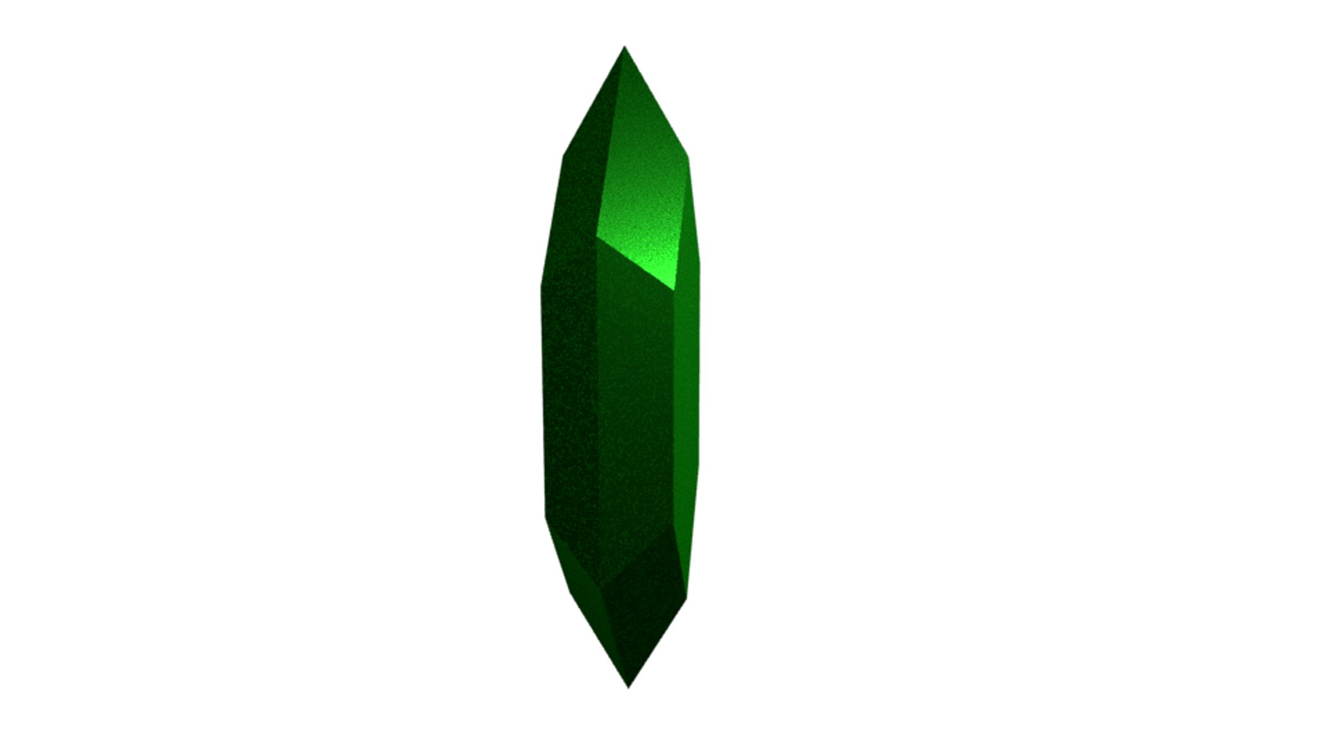 3D Green Rupee - TurboSquid 1597831