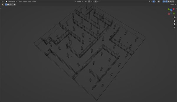 Realistic Backrooms Office Game Environment 3D model - TurboSquid 1964217