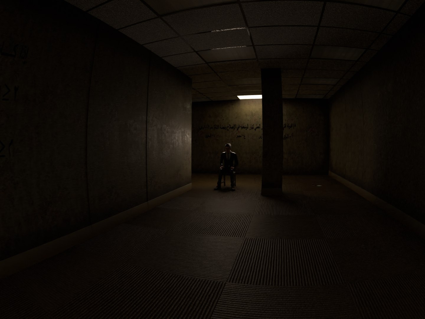 Realistic Backrooms Office Game Environment 3D model - TurboSquid 1964217