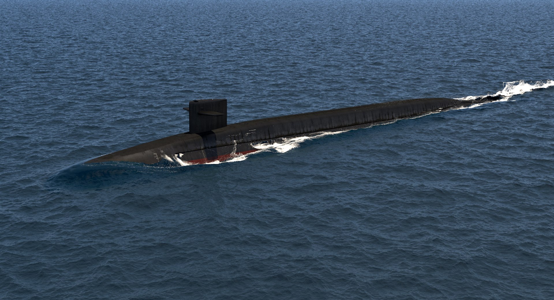 3D Model Nuclear Submarine Ohio Class - TurboSquid 1174270