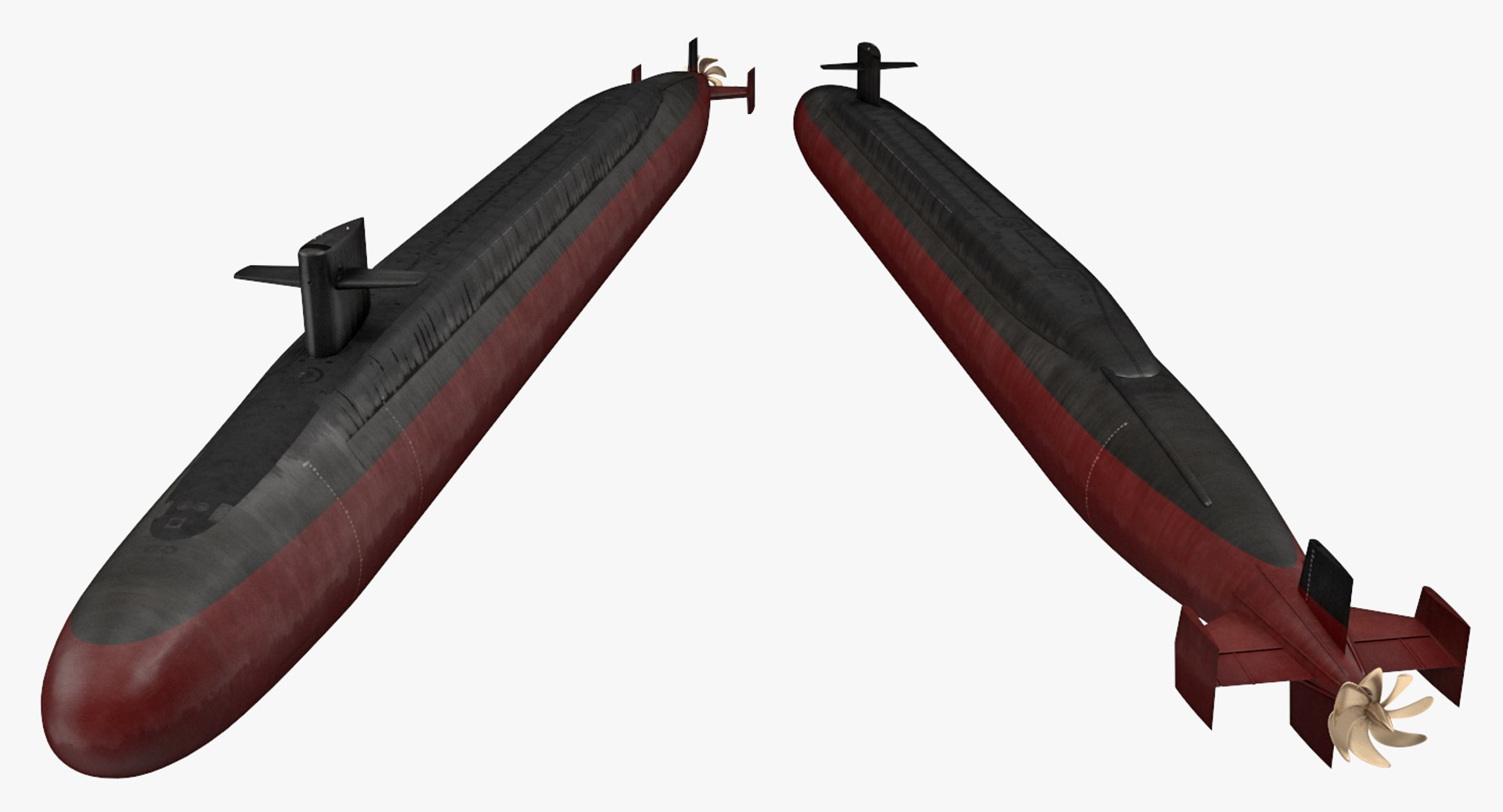 3D Model Nuclear Submarine Ohio Class - TurboSquid 1174270
