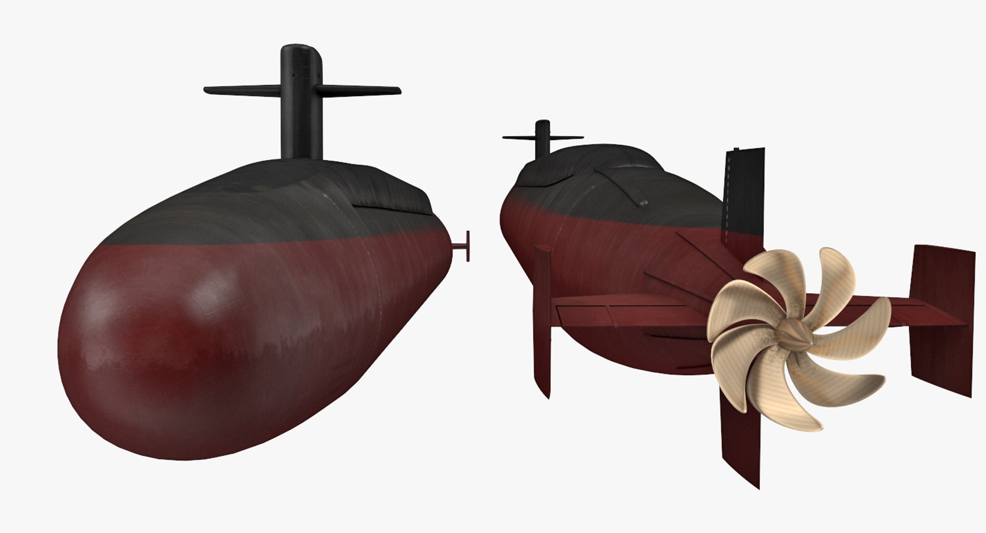 3D Model Nuclear Submarine Ohio Class - TurboSquid 1174270