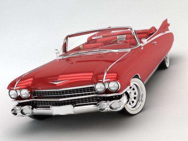 3d cadillac eldorado convertible 59