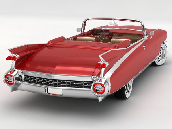 3d cadillac eldorado convertible 59