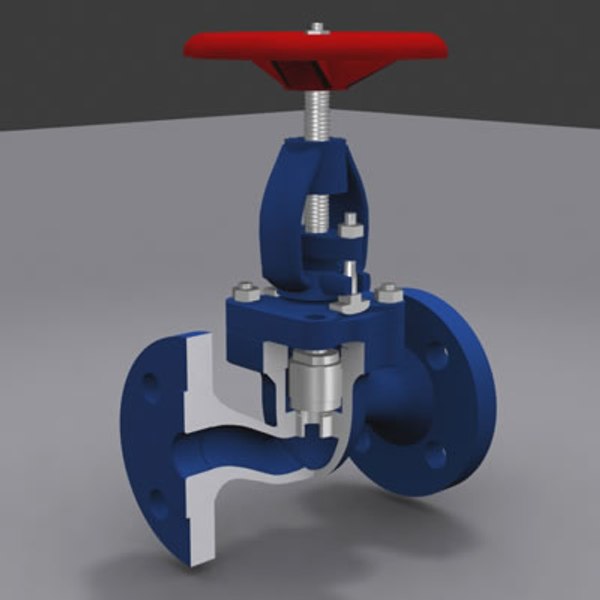 3d valve pack model