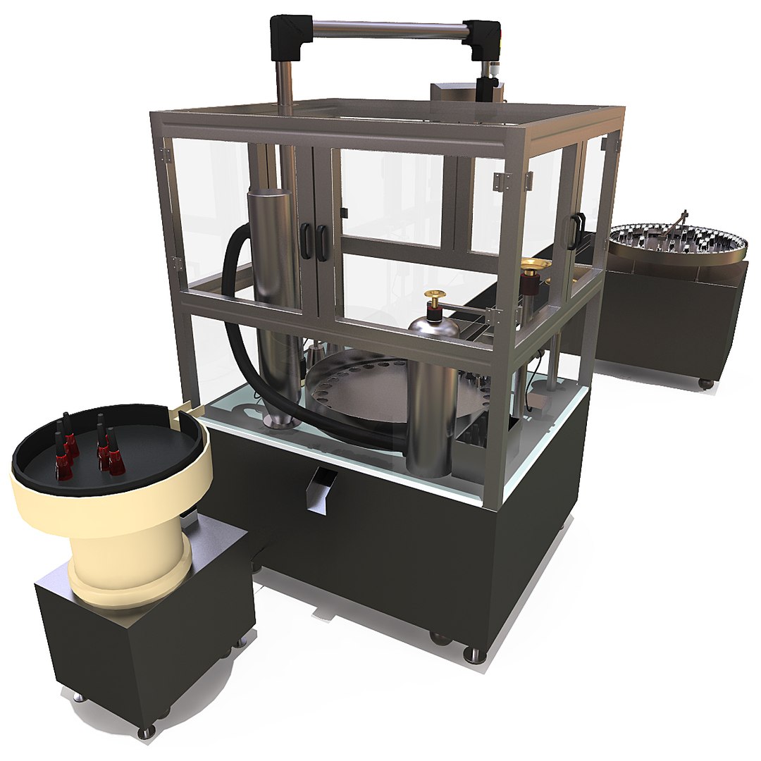 3d Model Of Factory Machine Line