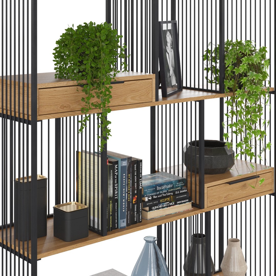 3D Model Shelving Unit Modena - TurboSquid 1877233
