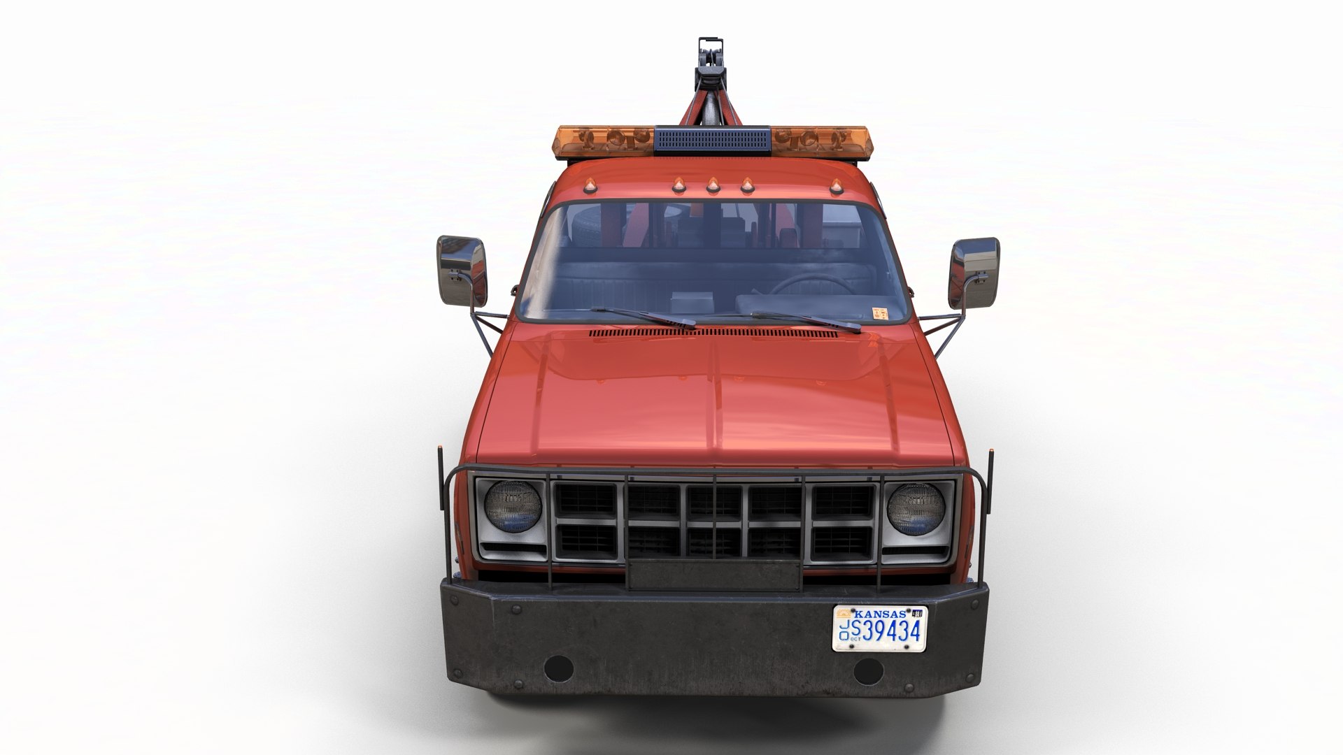 80s Tow Truck Pickup 3D Model - TurboSquid 2251628