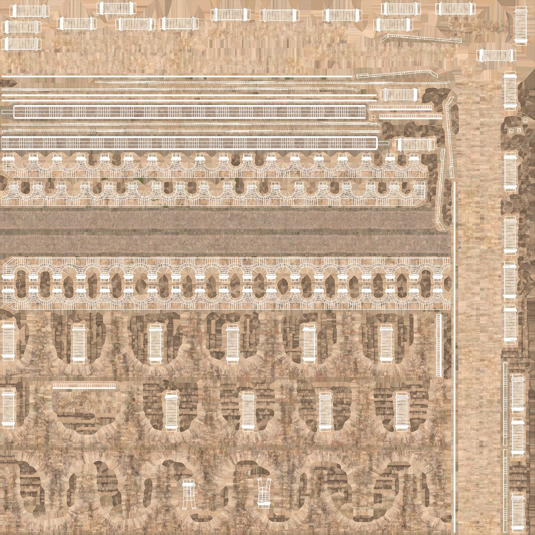 Ancient Two Level Roman Aqueduct 3D Model - TurboSquid 2349221