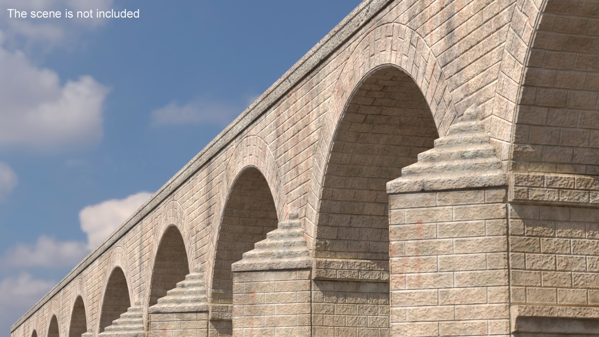 Ancient Two Level Roman Aqueduct 3D Model - TurboSquid 2349221