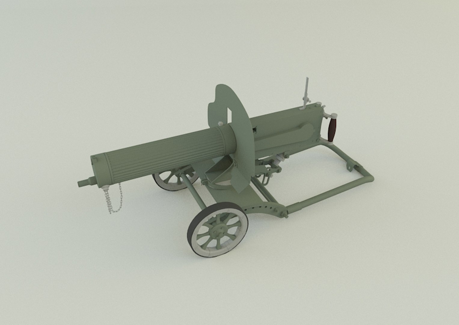 Old Machine Gun 3D - TurboSquid 2065677