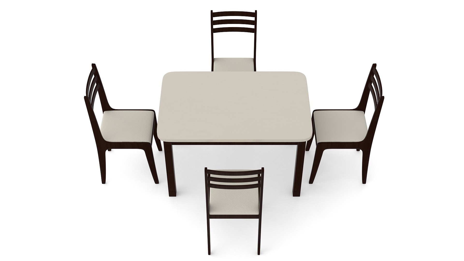 3D Kitchen Table Model - TurboSquid 1833640