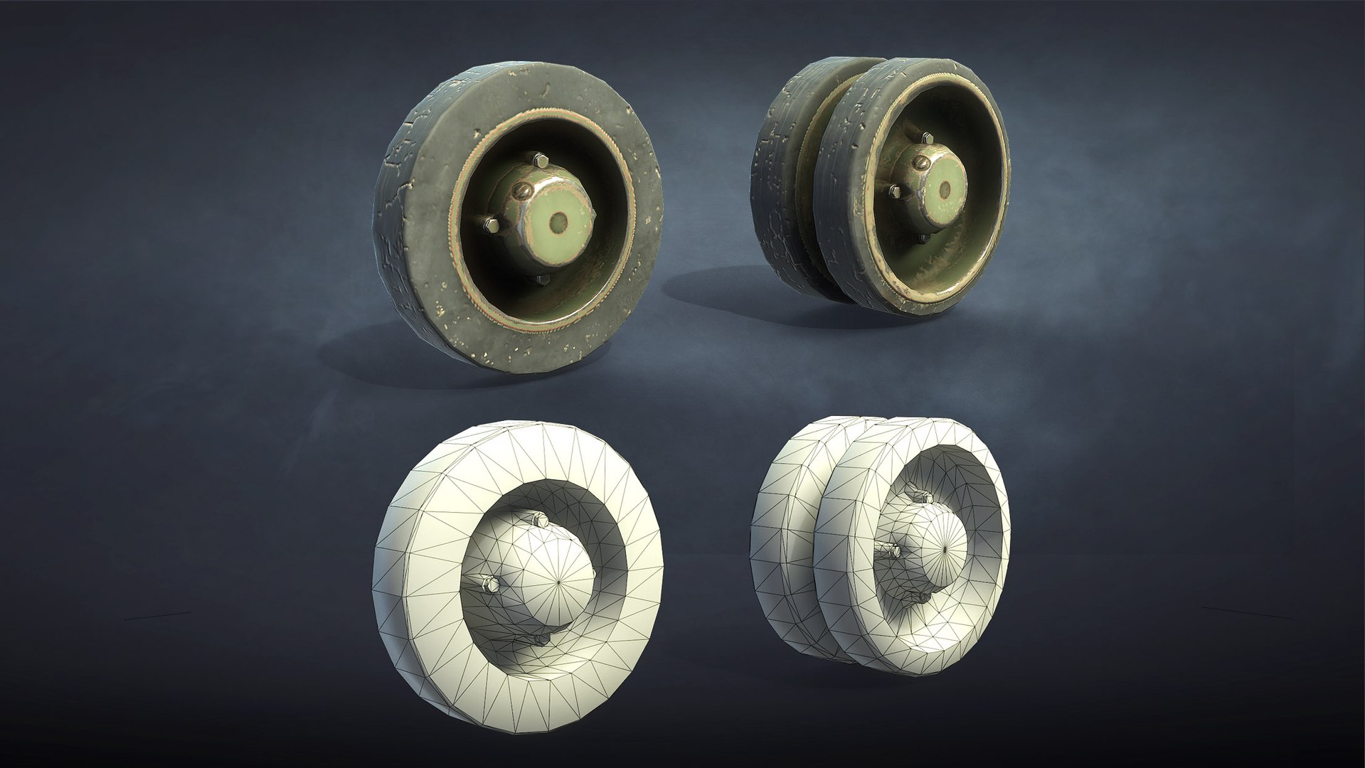 3D M2 Bradley And M270 MLRS Wheels Set - TurboSquid 1932829