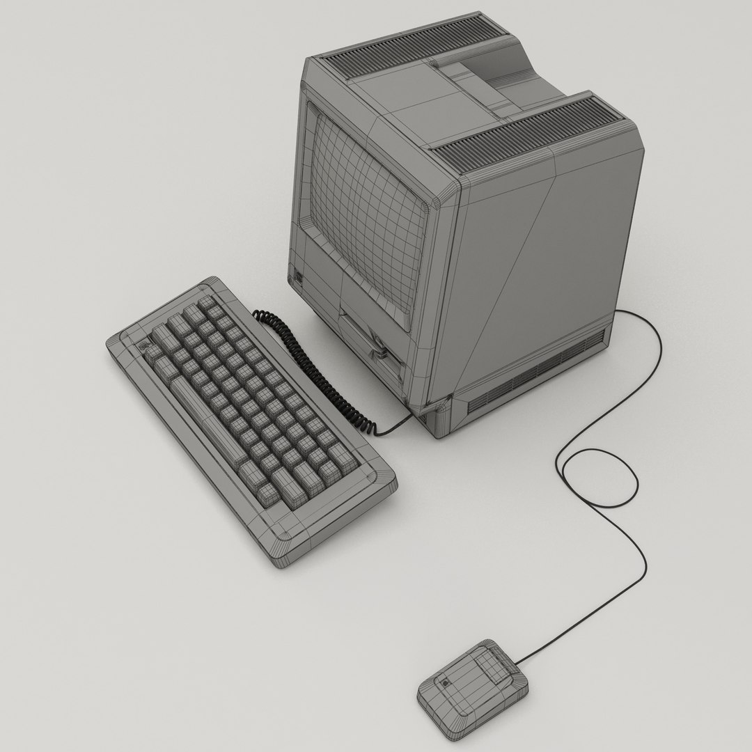 3d Model Macintosh 1984