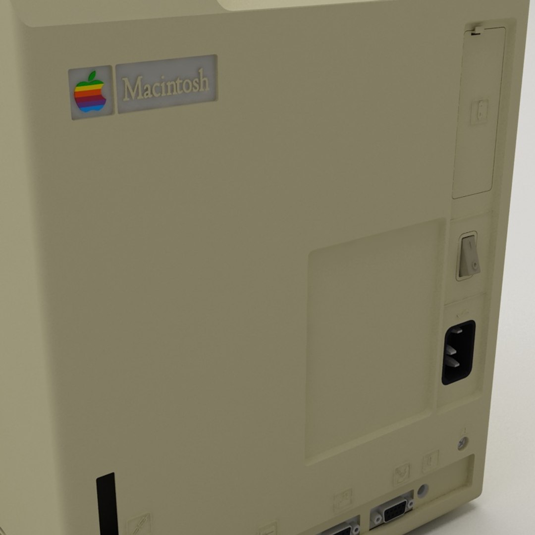 3d Model Macintosh 1984