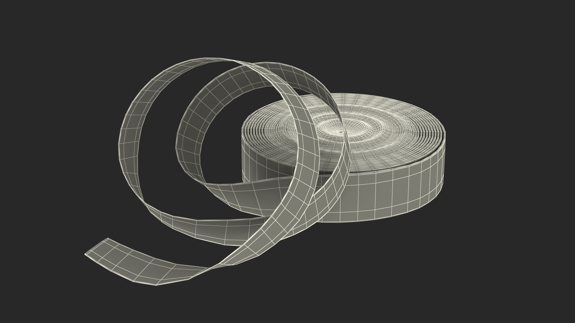 3D Heavy Duty Webbing Belt Strap Black Model - TurboSquid 1841734