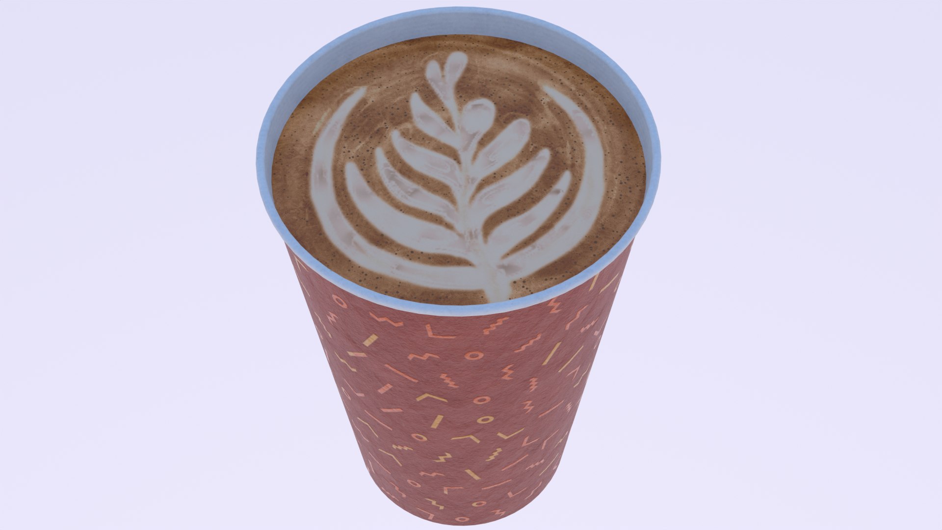 Cappuccino Paper Cup III 3D Model - TurboSquid 2266506