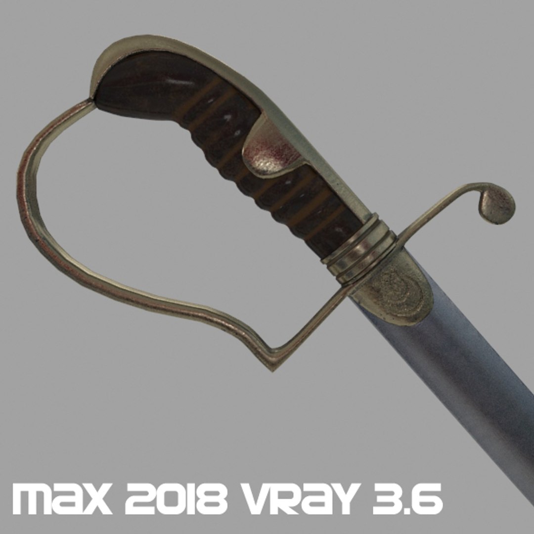 Ottoman Sword 3D - TurboSquid 1271086