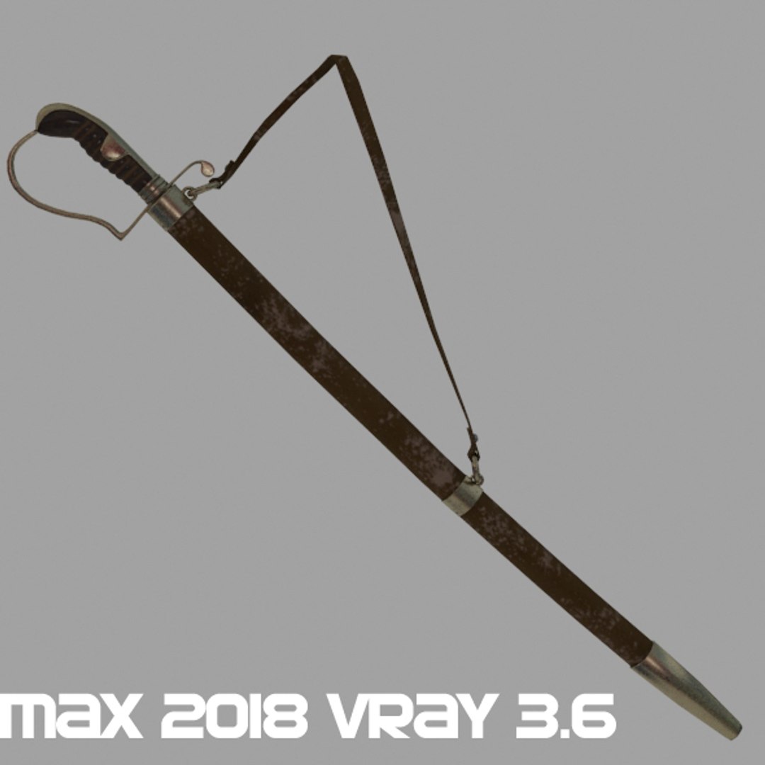 Ottoman Sword 3D - TurboSquid 1271086