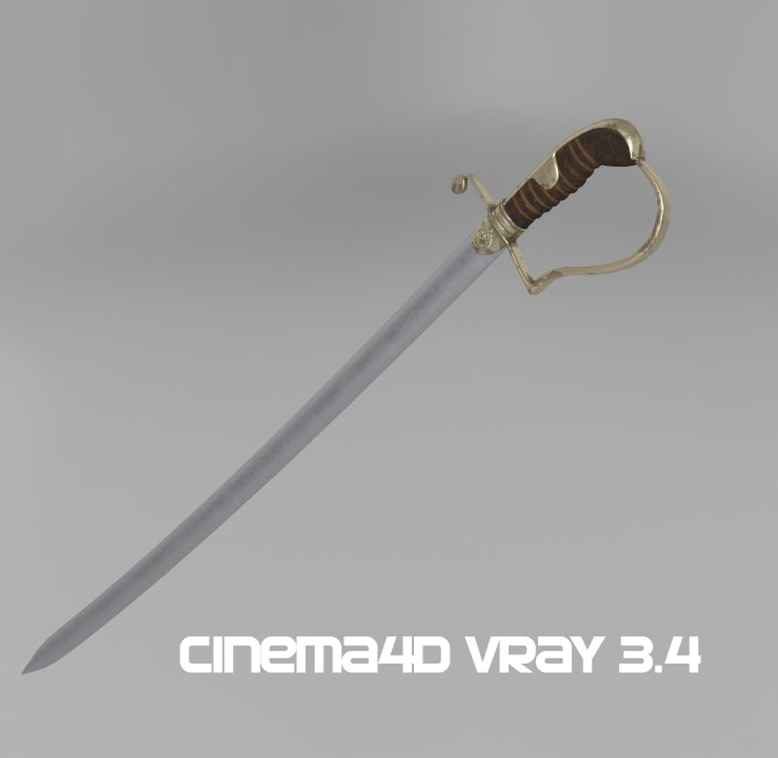 Ottoman Sword 3D - TurboSquid 1271086