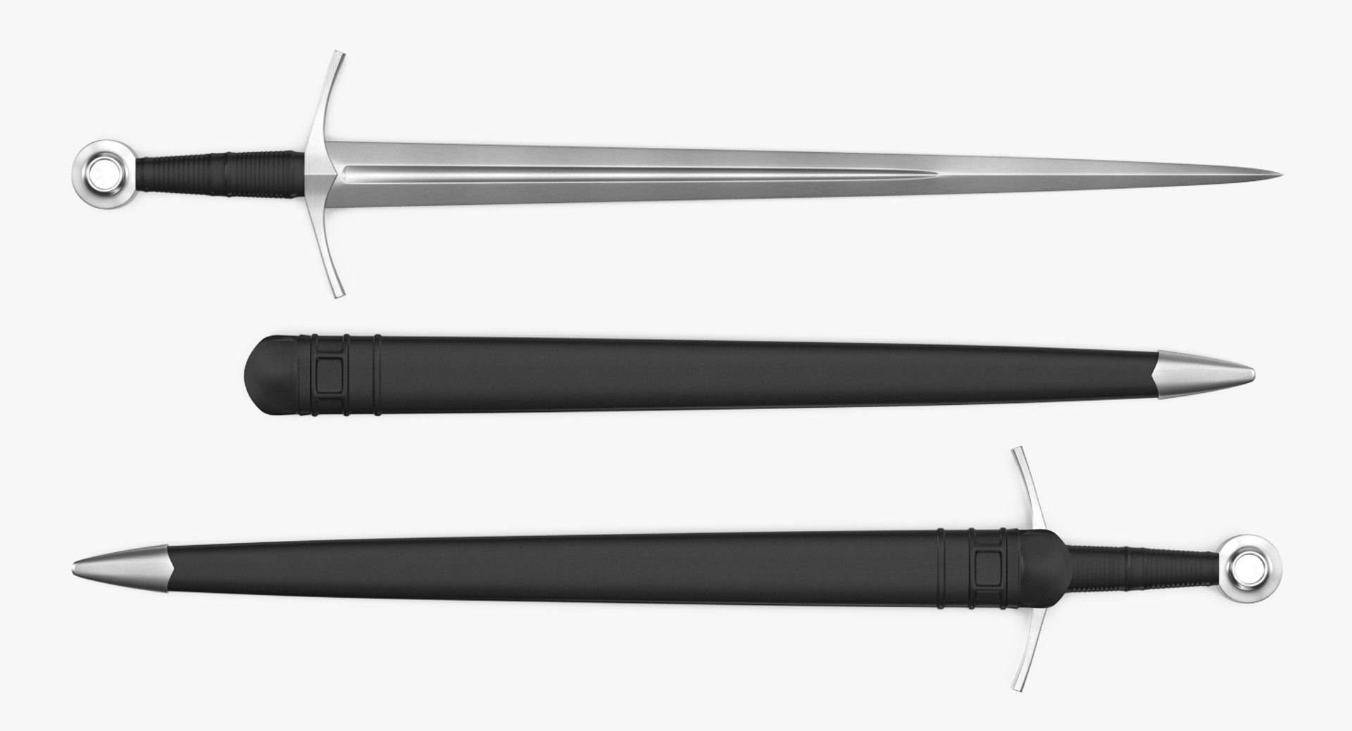 3d Medieval Knight Sword Sheath