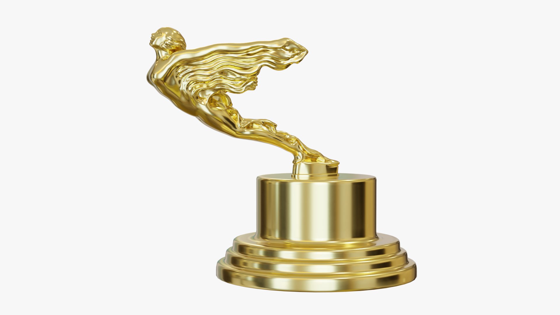 Winged Nike Victory Trophy 3D Model - TurboSquid 2406085