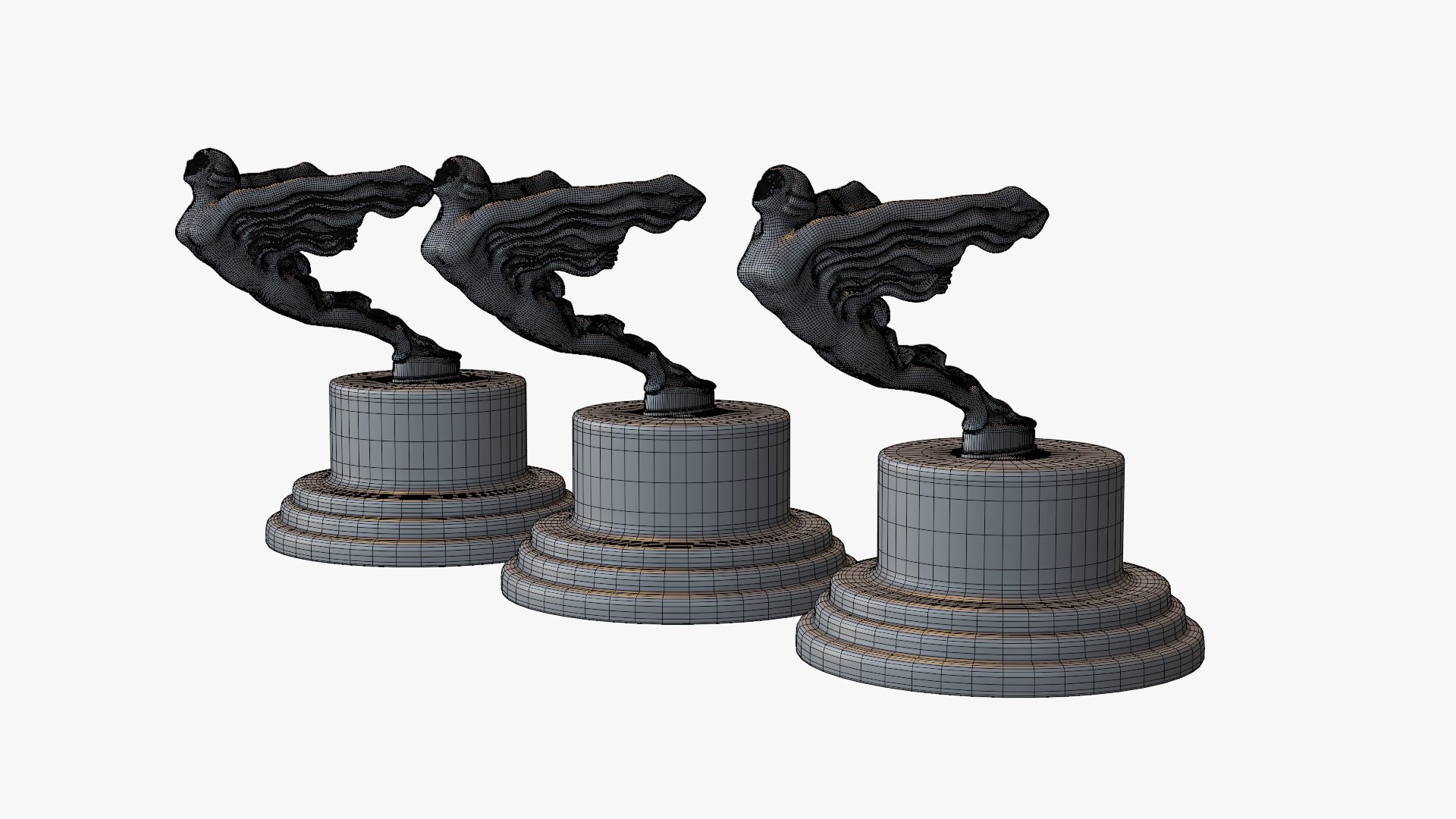 Winged Nike Victory Trophy 3D Model - TurboSquid 2406085