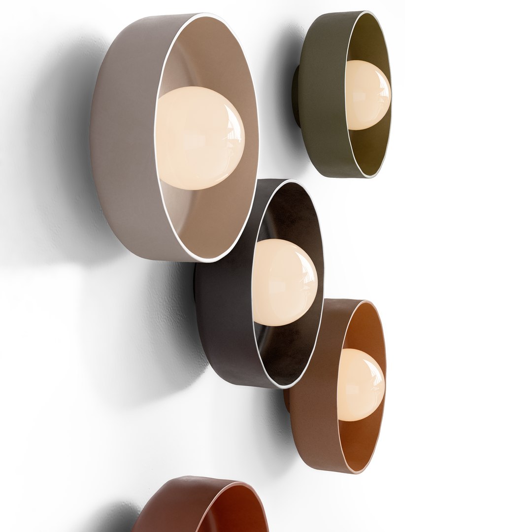 Ceramic Disc Orb Surface Mount 3D Model - TurboSquid 2052351