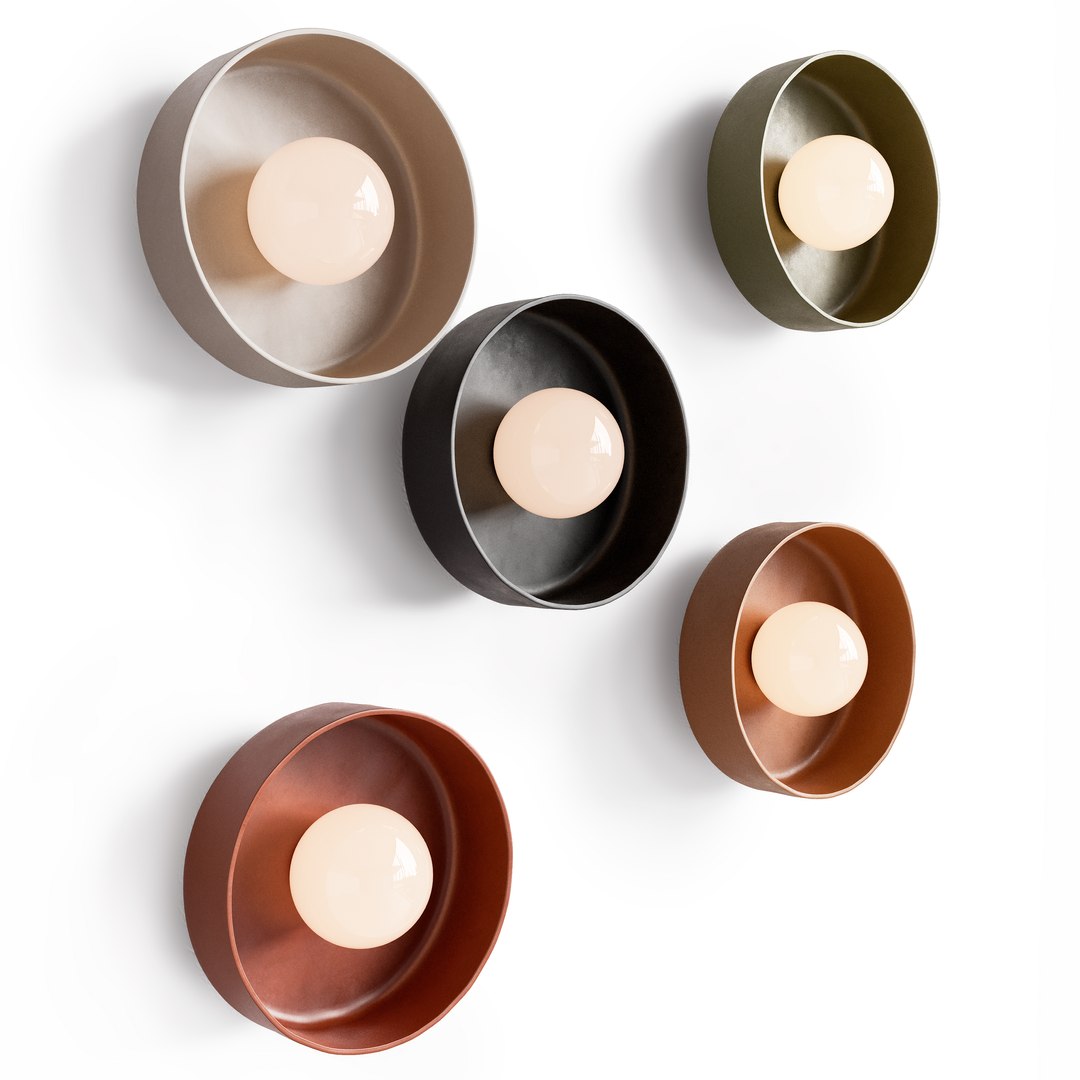 Ceramic Disc Orb Surface Mount 3D Model - TurboSquid 2052351