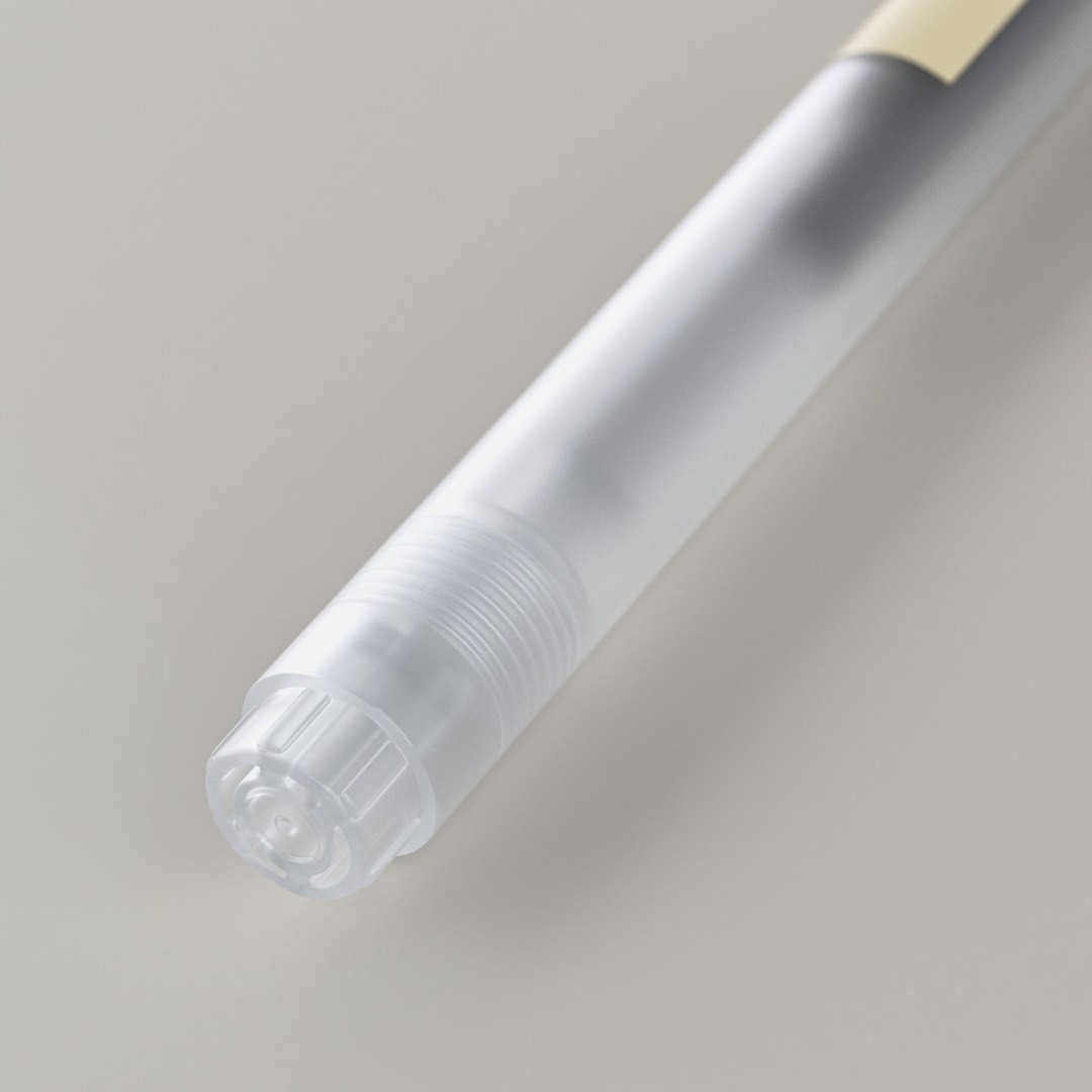 3D Model Closeup Muji Ballpoint Pen - TurboSquid 1231087