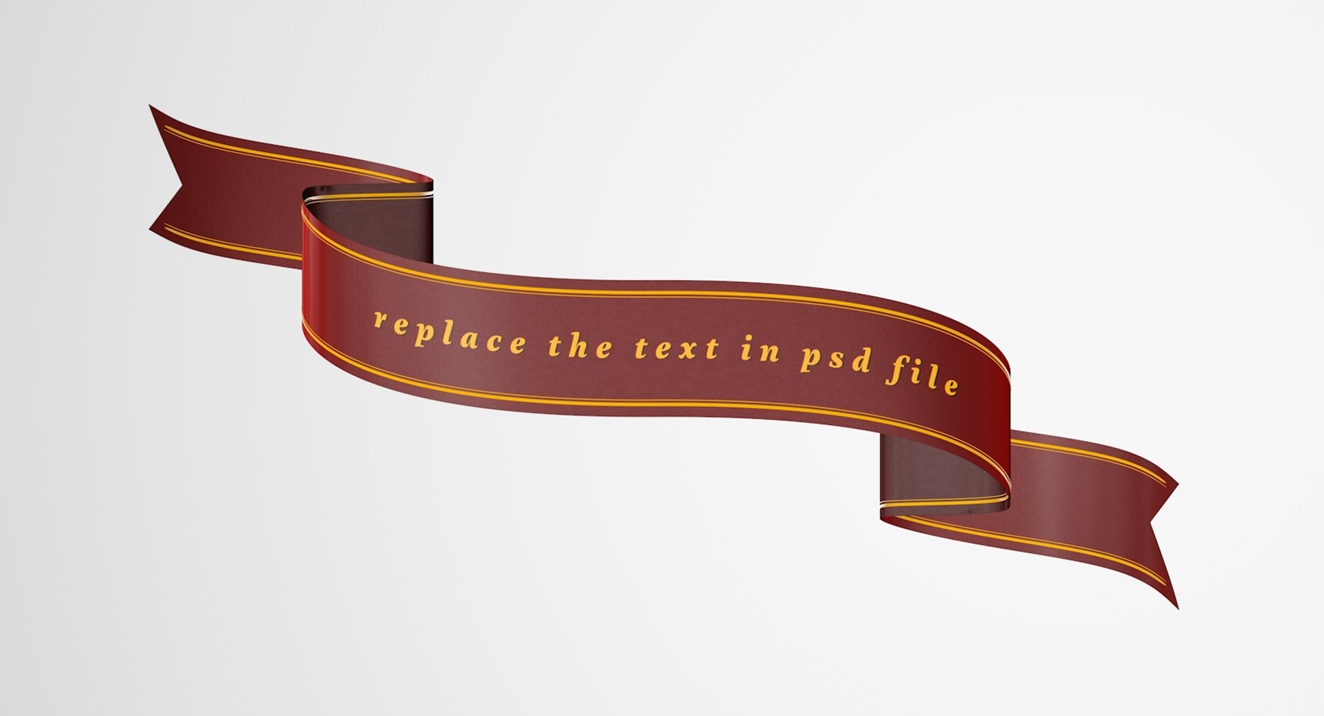 Floating ribbon 2 lines 3D model - TurboSquid 1328213