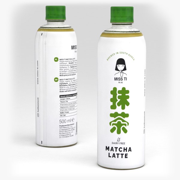 modelo 3d Beverage Bottle Miss Ti Matcha Latte 500ml 2023 - TurboSquid ...