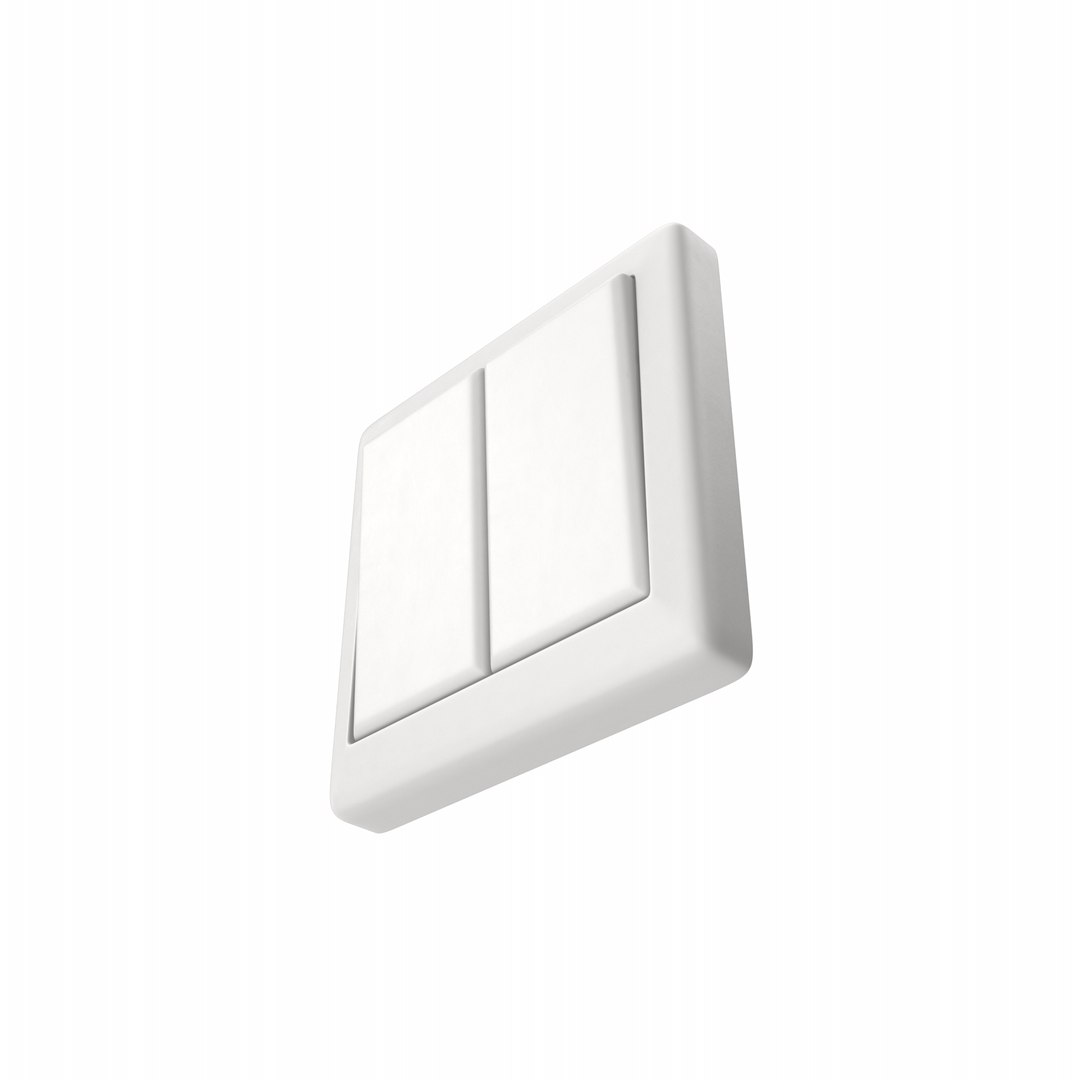 Double Light Switch 3D Model - TurboSquid 2138649