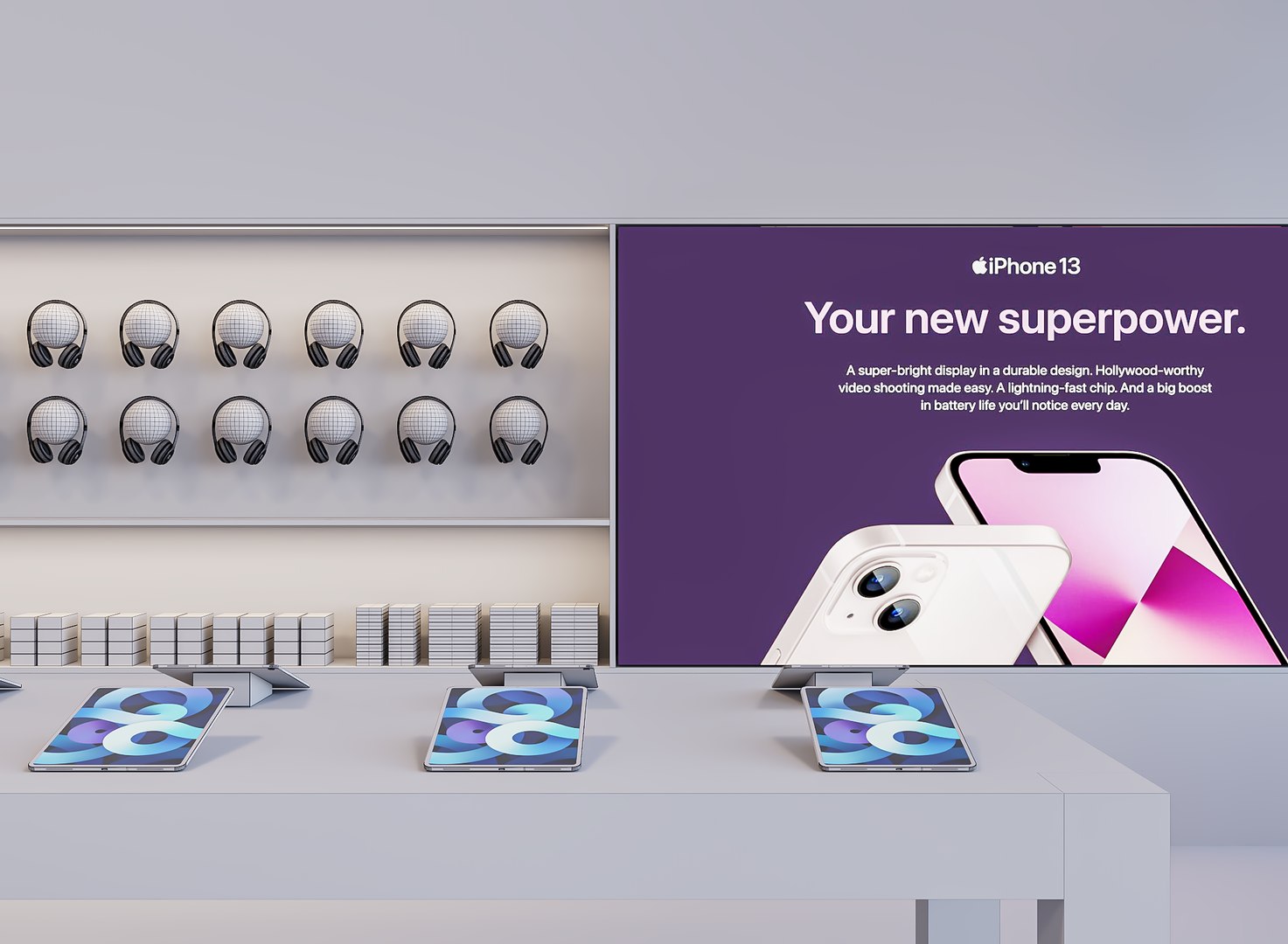 3D Apple Store Interior Exterior Hyper-Realistic - TurboSquid 1843776