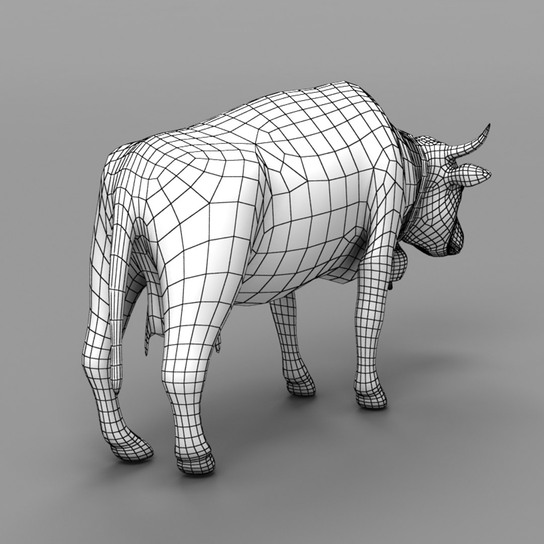 3d Model Cow