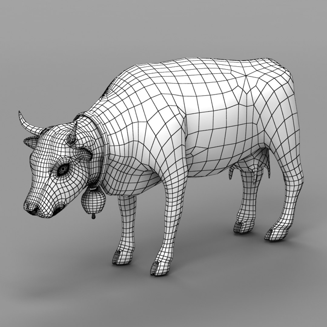 3d Model Cow