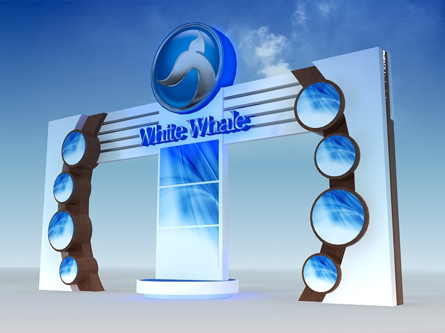 3D Fair Gate Exhibition Event - TurboSquid 1637994