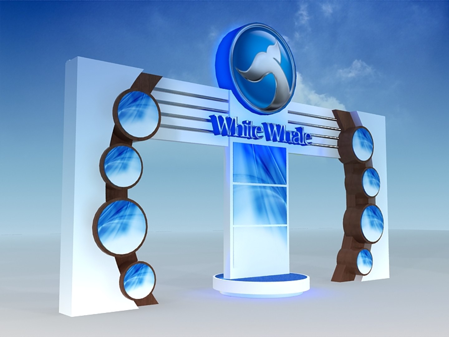 3D Fair Gate Exhibition Event - TurboSquid 1637994