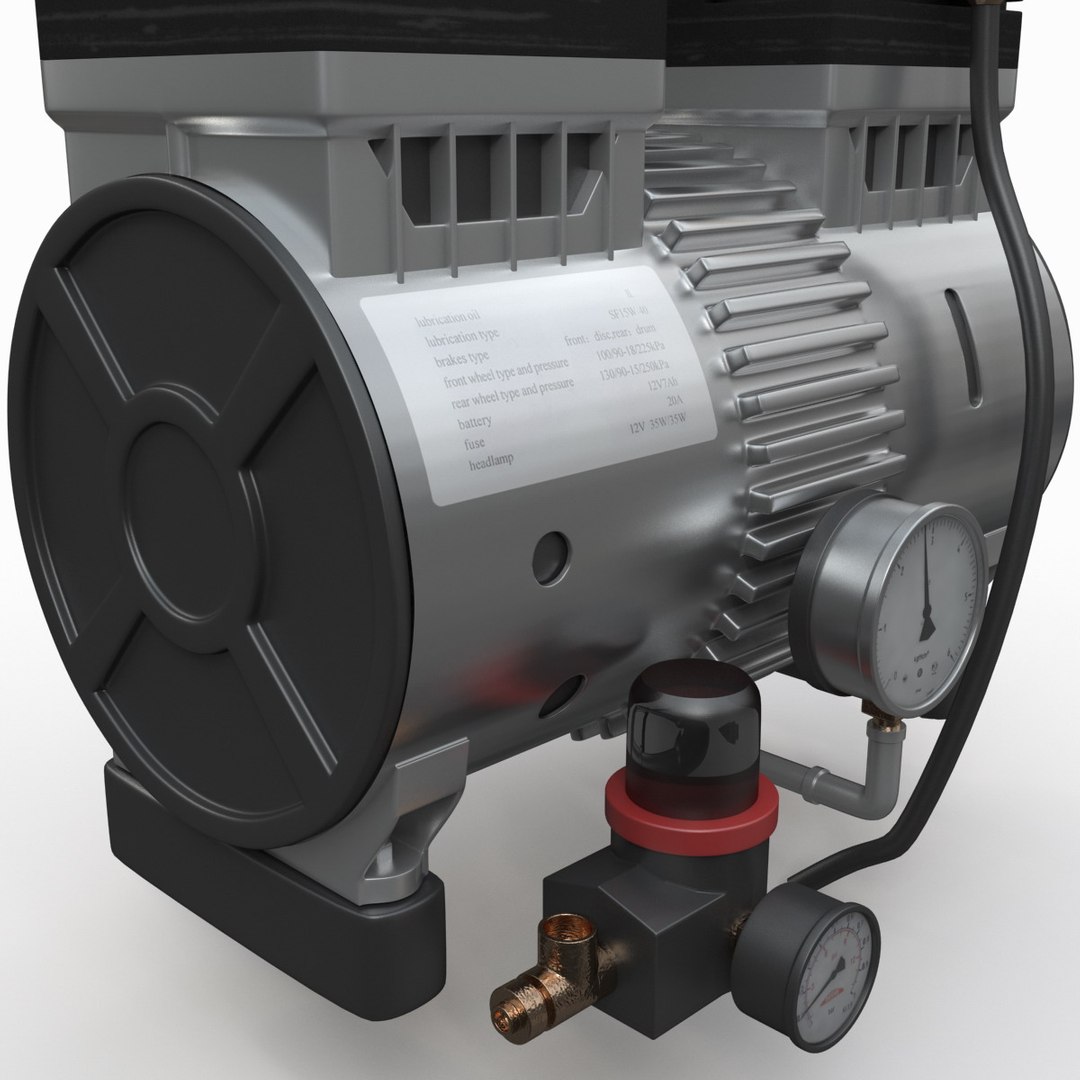 air compressor 3 3d max