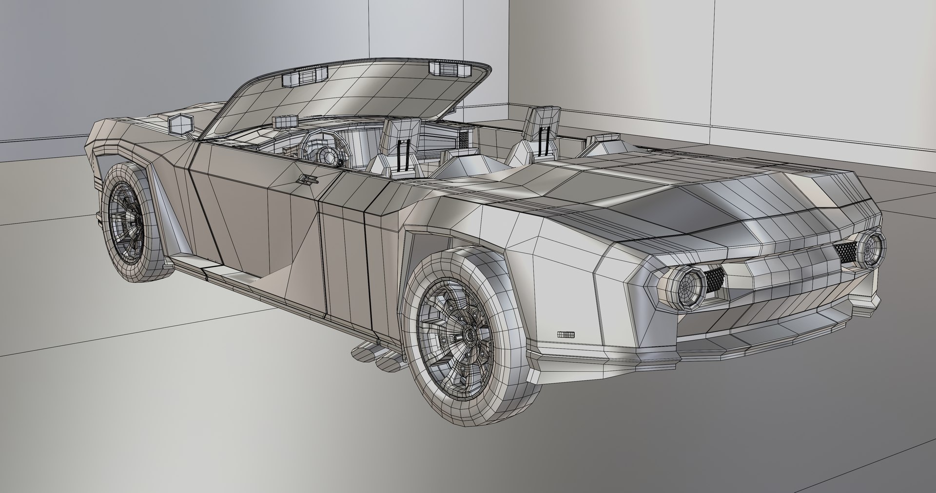 Convertible ClassicSports Car 3D Model - TurboSquid 2173245