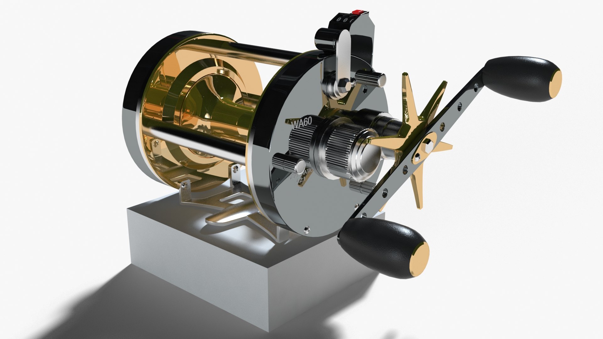 Classic Baitcasting Reels Model - TurboSquid 2131289