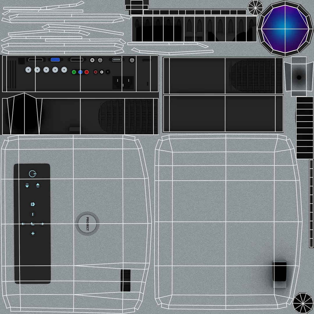3d Real-time Projector Model