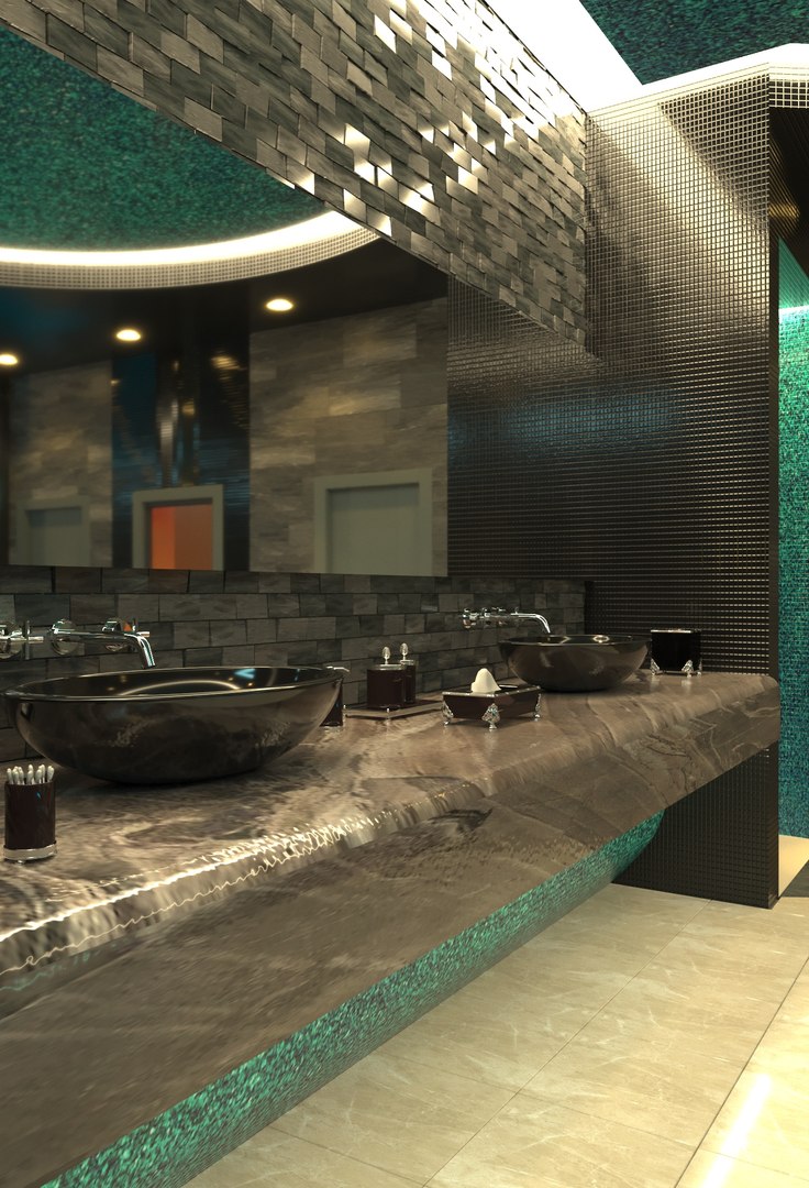 3D Pool Room Spa Model - TurboSquid 1433105