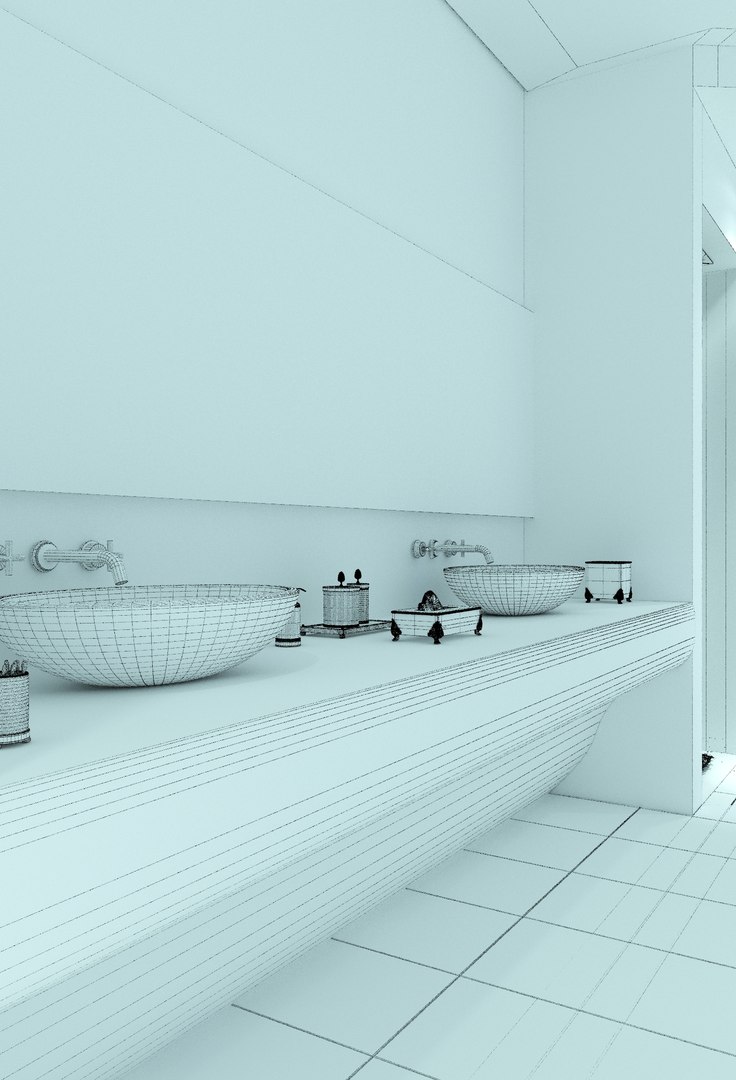 3D Pool Room Spa Model - TurboSquid 1433105