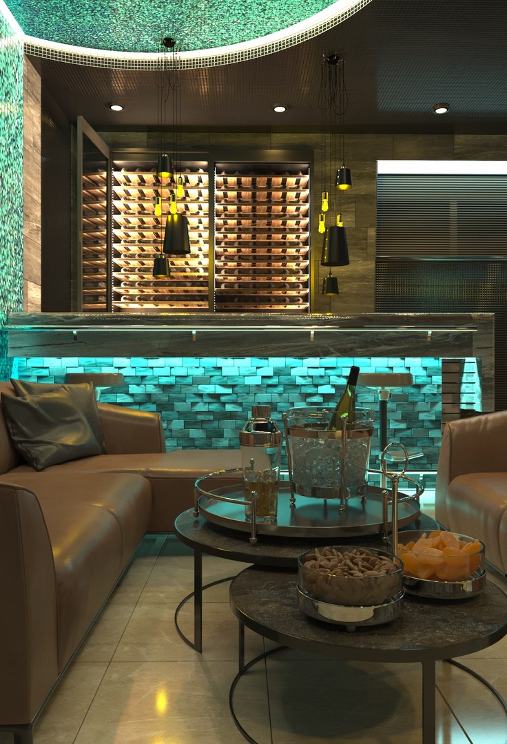 3D Pool Room Spa Model - TurboSquid 1433105