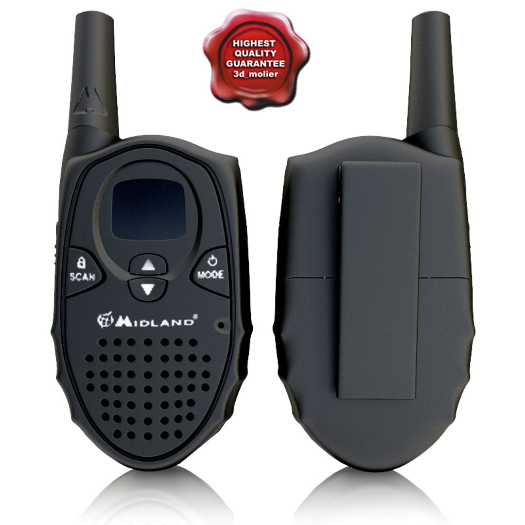 Mobile Radio V1 3d Model