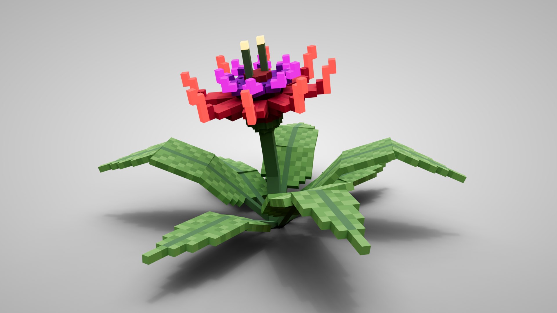 modelo 3d Voxel Fern flower - TurboSquid 1939747