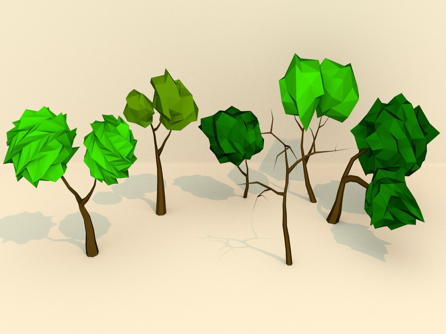 3d 3ds Art Trees