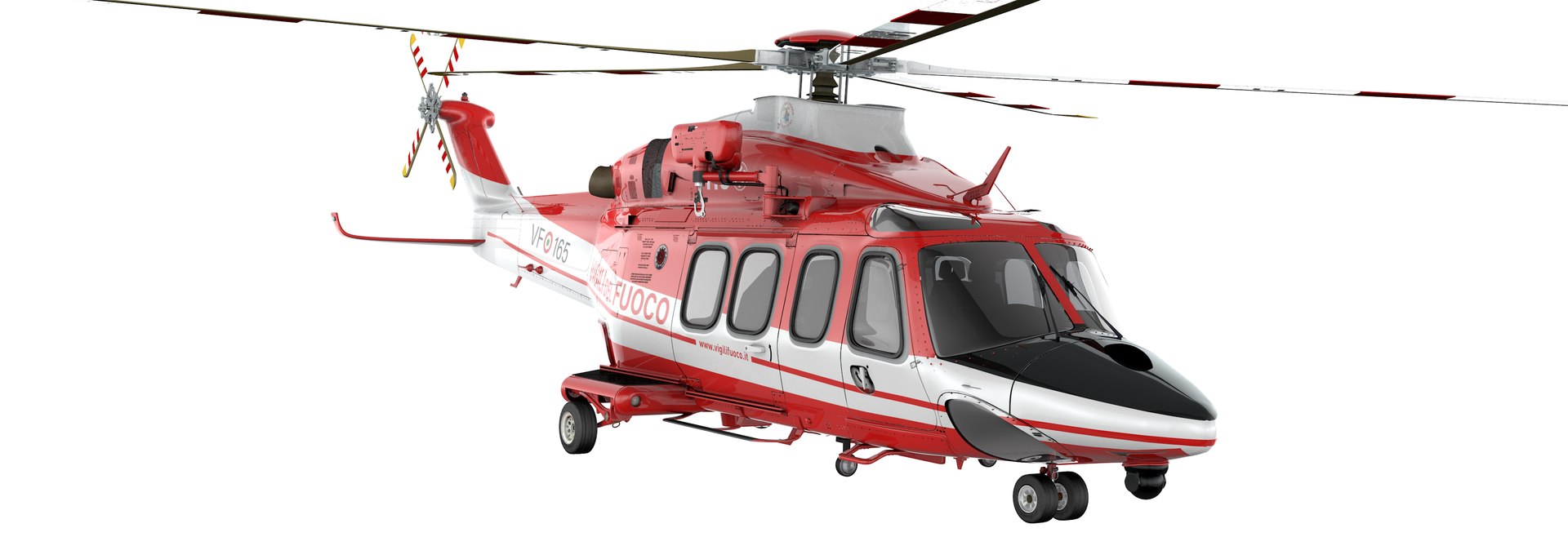 AW139 VIGILI DEL FUOCO L2259 3D Model - TurboSquid 2320201