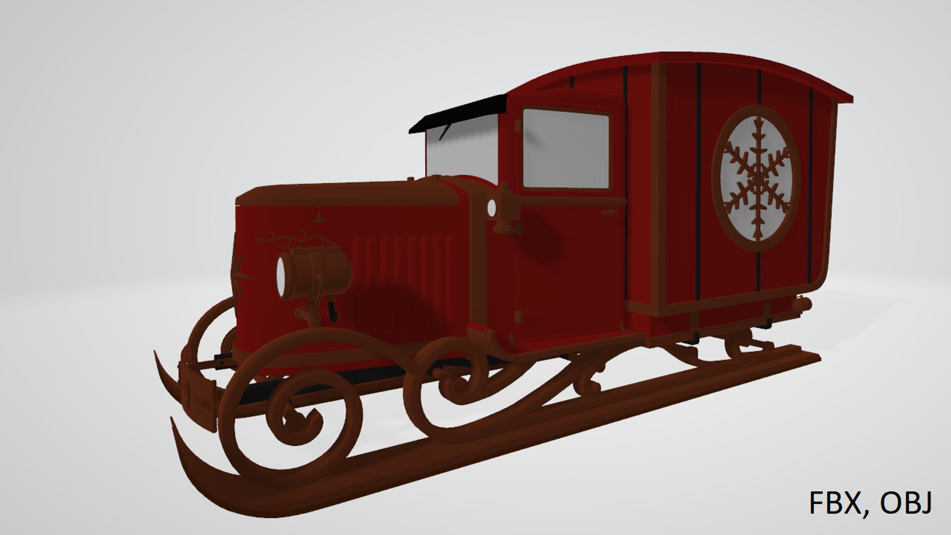 Santas Flying Van Model - TurboSquid 2010310